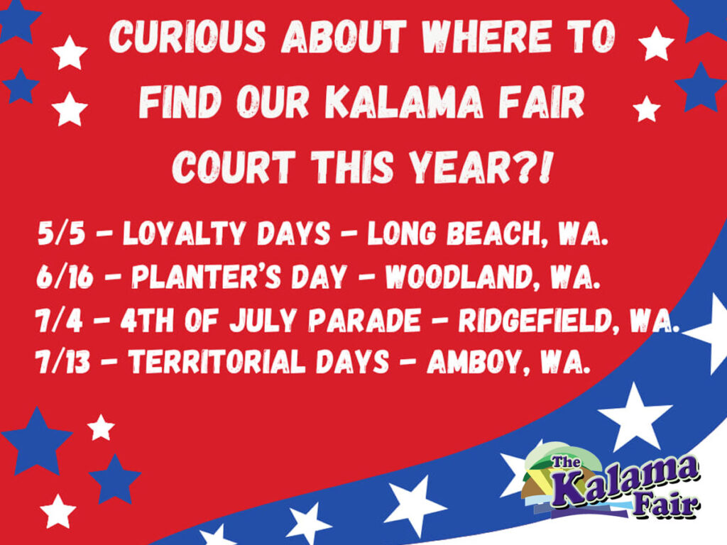The Kalama Community Fair – "Stars, Stripes, & Kalama Summer Nights"